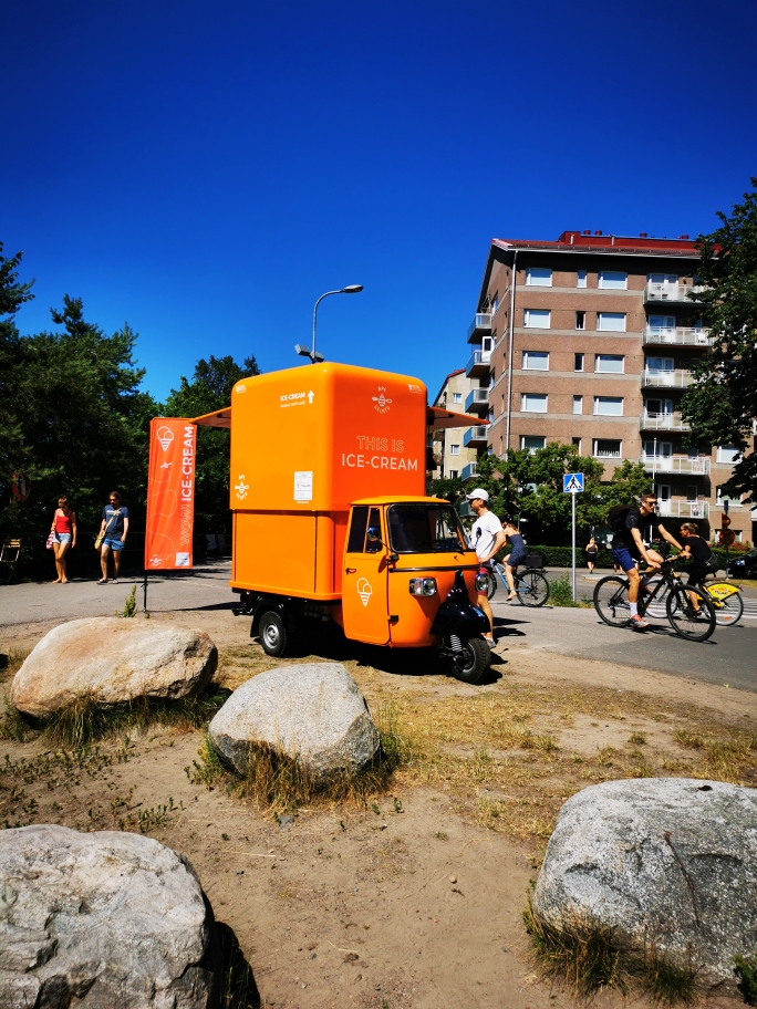 Food Truck-liikkuva ruoka-auto